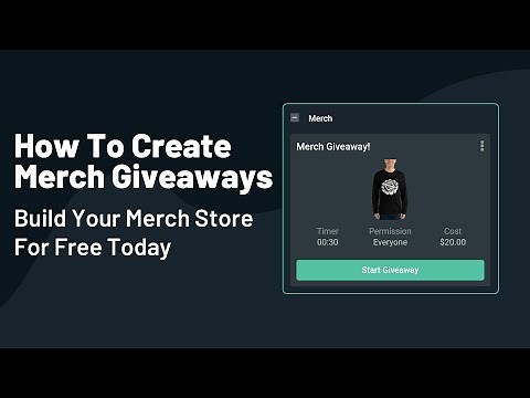How to Start Selling Custom Merch For FREE Using Streamlabs