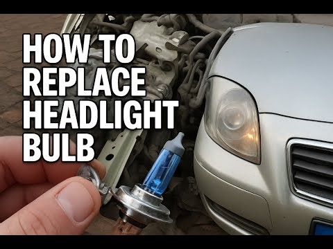 How To Replace Headlight Bulb.