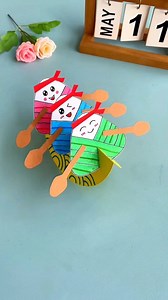 1.3M views · 10K reactions | Let's make interesting rice dumpling rocking boat crafts with our children! #paperboats #papercraft | Art, Crafts and Journals | Facebook