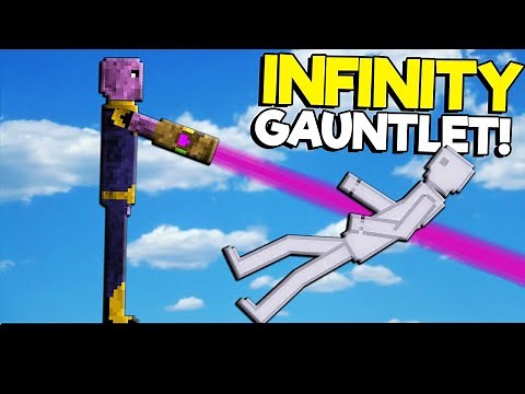 I STOLE the INFINITY GAUNTLET from Thanos in People Playground!