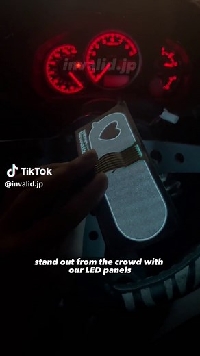 Sticks on to any car, shows through ALL tint! Get yours now 🤝 #jdm #cars #caraccessories #invalidjp