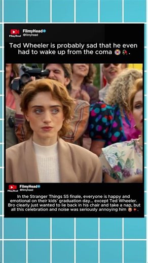 In Stranger Things S5 (2025), Ted Wheeler was Annoyed of Waking Up from Coma😂.