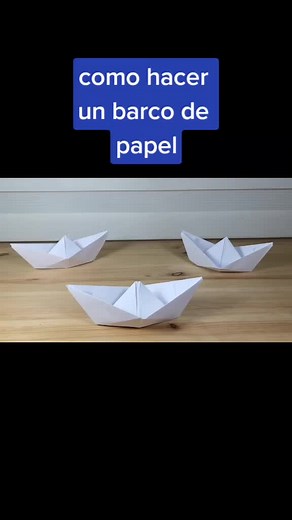 Cómo hacer un barco de papel - Tutorial de origami