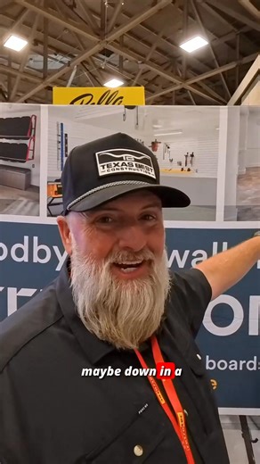 Checking out @Trusscore at Build Show Live! We've used their product in our Black Gold Barndominium project and have more exciting plans for it. It's perfect for garage spaces, workshops, and basements. It comes in flat panels for organization or a smooth wall finish that doesn't need painting. Available in gray or white. Steve Baczek approved! #trusscore #buildshowlive #barndominium #garagegoals #workshop #basementrenovation #texasbest #texasbestconstruction | Texas Best Construction - Barndomi