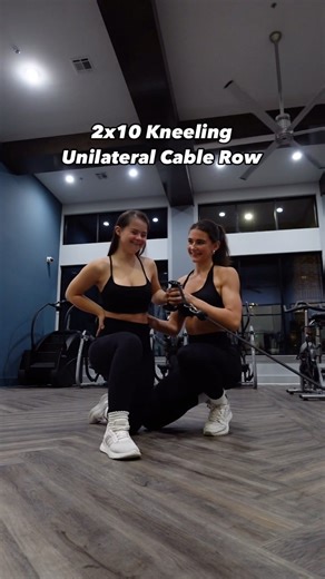 Back day with Anya 💪 ••• 3x10 Kneeling Cable Pull-down 3x10 Cable Seated High Row 3x10 Bent-Over Cable Row 2x10 Kneeling Unilateral Cable Row 3x10 Lat Pull-down 3x10 Seated Row Workout sets frоm @dfyne.official ➡️ Ііnk іn bіо 💗 usе соdе VALLI10 fоr $ оff and to support us 🙌 #backday #fitness #bodybuilding #gym #workout #backworkout #fitnessmotivation #legday #motivation #gymlife #fit #gymmotivation #downsyndrome #back #chestday #deadlift #muscle #gains #training #powerlifting #biceps #lats #b