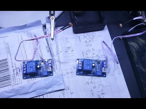 Unboxing XH-M131 DC 5V 12V 10A Sensor Relay Module Light Control Switch Photoresistor test