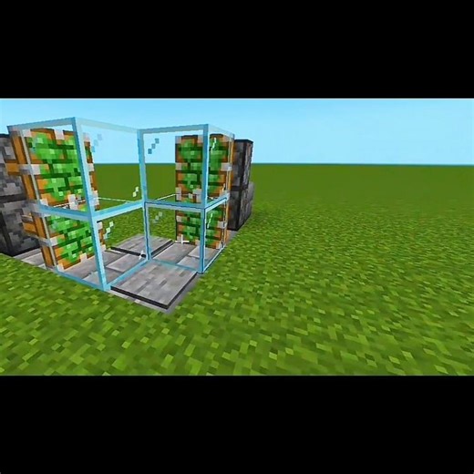crazy automatic door in Minecraft #shorts