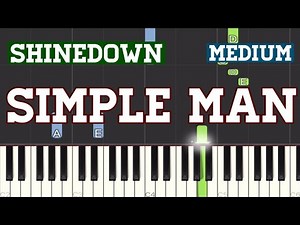 Shinedown - Simple Man Piano Tutorial | Medium
