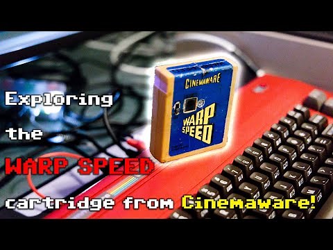 Exploring the WARP SPEED Commodore 64 cartridge from Cinemaware!