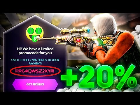 COMO CONSEGUIR CÓDIGO DEL 20% EXTRA DE DEPOSITO EN #SKINCLUB!! + SORTEO