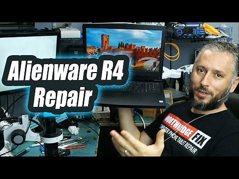 Alienware R4 Gaming Laptop Motherboard Repair - Damaged LVDS Display Connector