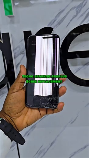 “Tecno Spark 40 Pro came in with a blacked-out screen — no display, no worry 😎✨ Back to life in no time! 💪📱 #PhonePlaceCare #TecnoSpark40ProPlus #ScreenReplacement #WeFixPhones #BrokenToBrandNew” | PhonePlace Care