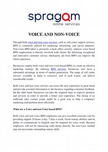 Voice and Non-Voice Process - Spragom - SlideServe
