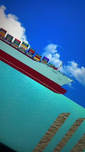 Cargo ship VS under water spikes and spike pit! #floatingsandbox #neotastic