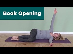 Book Opening⎮Easy Spine Rotation Pilates Exercise