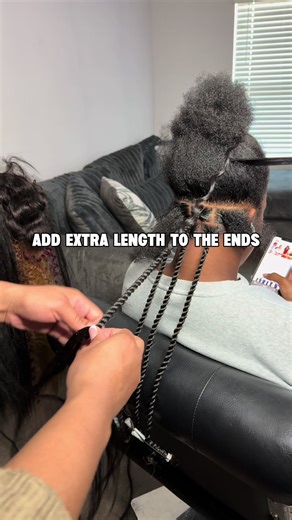 How to achieve bouncy ends on twists😍🔥🔥 #braid #bohobraids #jacksonvillebraider #braids #braidstyles