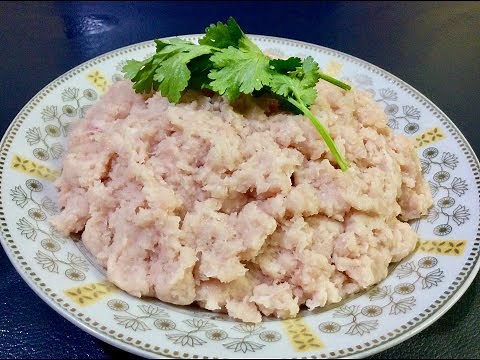 How to make homemade chicken mince