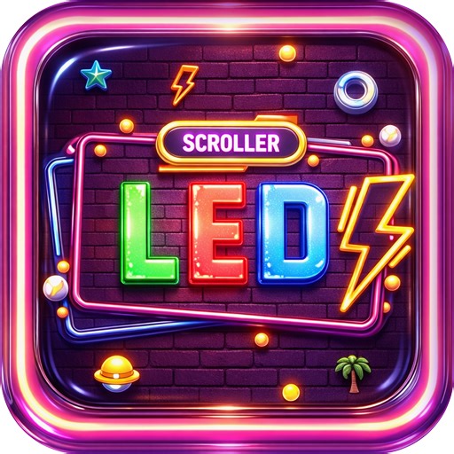 LED Scroller Pro – Marquee Text & Digital LED Banner for Phones & Fire Tablets