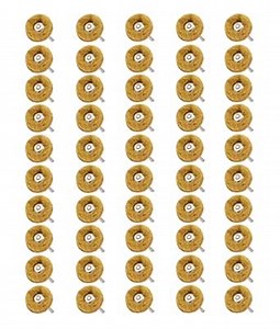 Fine Abrasive Wheel Brush Polishing Buffing Wheels Sanding Rust Remove Rotary Tools Accessories 2.35 MM Mandrel 80 Pieces