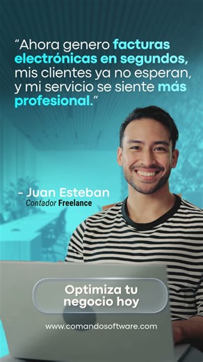 Sé como Juan Esteban y optimiza tu negocio hoy!