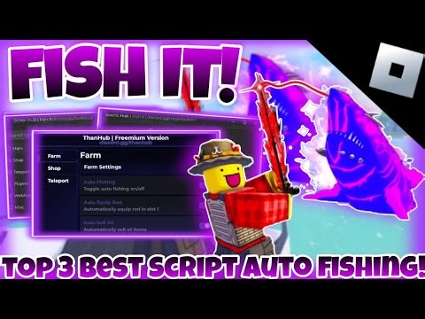 [OP!]🎣Roblox Fish It!🎣|Top 3 best script auto fishing|auto event,sell,buy,teleport|mobile/PC|*FREE*