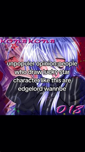 deleting hate comments >_>#luckystar #visiualnovel #edgelord #konataizumi #anime