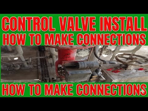 Control Valve Connections | How to install a Control Valve on a plant . #IndustrialControlValve