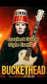 Buckethead Unique Guitar Style – Insane Technique That Shocks Everyone! 🤯🔥"#trending #music #shorts