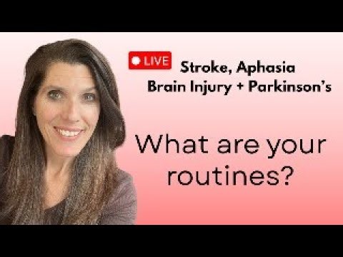 Aphasia | Stroke | Parkinson's | Brain Injury Exercise | Live