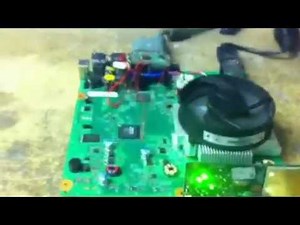 Slim Xbox 360 Console with RGH (Reset Glitch Hack) booting
