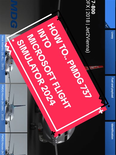 Cómo introducir el PMDG 737 en MSFS 2024