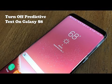 Samsung Galaxy S8 / S8 Plus - How To Turn Off Autocorrect / Predictive Text - Fliptroniks.com