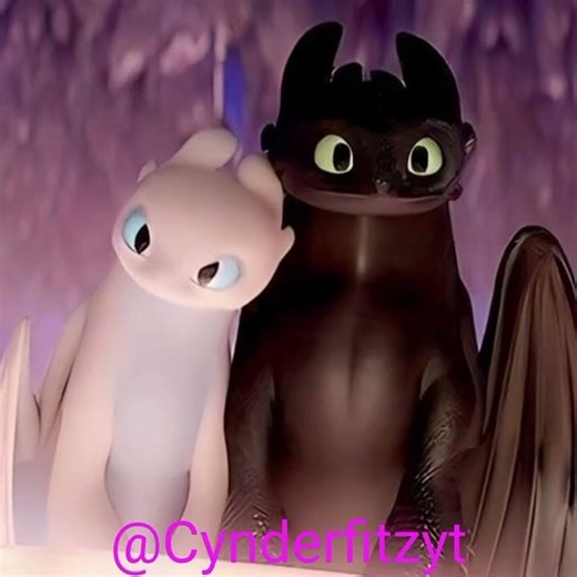 Toothless x lightfury kiss 😘🖤🤍