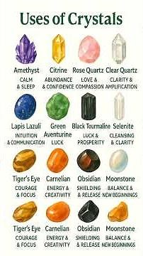Crystal Energy Guide Part 2 #metaphysical #crystals #reiki #energy #spirituality