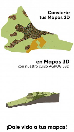 ⭐ ATENCIÓN... Abrimos inscripciones a nuestro curso online de cartografía agropecuaria en 3D. Aprende a hacer mapas de Monocultivos, Sistemas Agroforestales y Silvopastoriles en 3D 🐄 🌳🌎 80 clases grabadas en full HD 1 año de acceso a todo el contenido 1 año de acompañamiento por parte del docente para resolver dudas Acceso al grupo privado en Telegram 3 bonos de regalo Marca la diferencia con tus clientes y jefes con el mapeo agropecuario en 3D. 👉Para más información, dale click a "Más infor