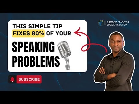 The 80/20 Rule for Smooth, Confident Speech | Speak Fluently | Michael Williams