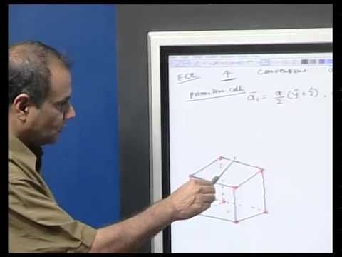 Mod-01 Lec-04 Crystal structure, Reciprocal lattice I