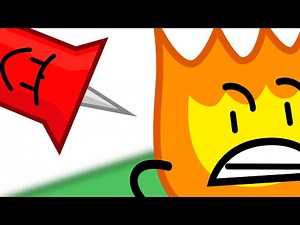 BFDI: pin pokes firey (animated)