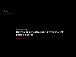 IPF Parts Selector in Eplan – A Simple Workflow for Industrial Automation Tools