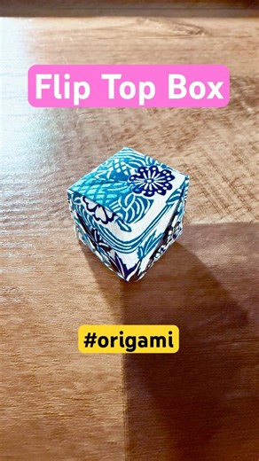 🧊 Origami Cube 🧊 ⏩ FAST FORWARD ⏰
