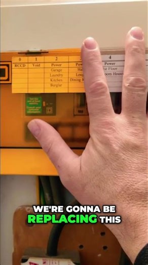 Replacing a Consumer Unit: Easy Electrical Upgrade! #shorts