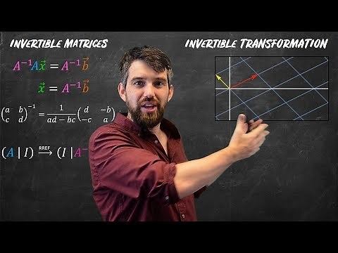 Invertible Matrices correspond with Invertible Transformations **proof**