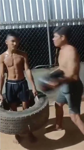 Iron face building for boxer #kunkhmerfighting #boxing