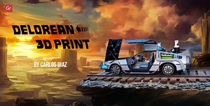 Add DeLorean 3D Print to Your Back to the Future Collection