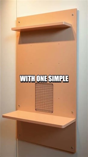 Minimal Floating Desk For Ultra-Small Corners