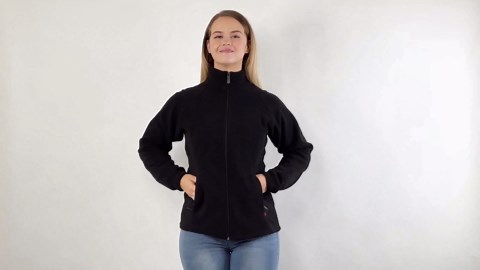 Alpine Swiss Womens Full Zipper Soft Polar Fleece Jacket Lightweight Warm Coat