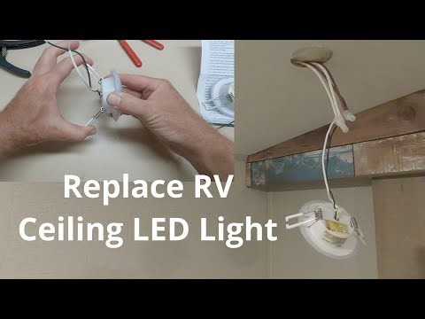 RV Ceiling Light Replacement