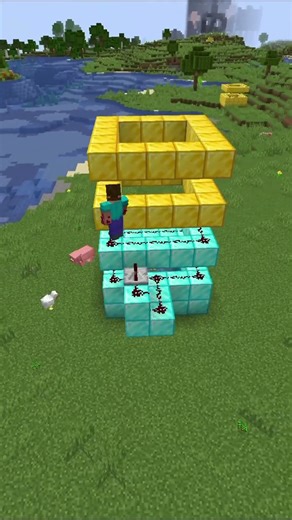 How to make a TNT launcher improved version #minecraft #tutorial