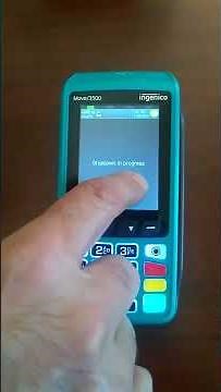 Shutdown on the ingenico Move/3500