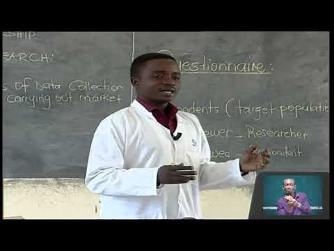 REB | S4 | Entrepreneurship | Unit 5 | Lesson 4: Methods Of Data Collection